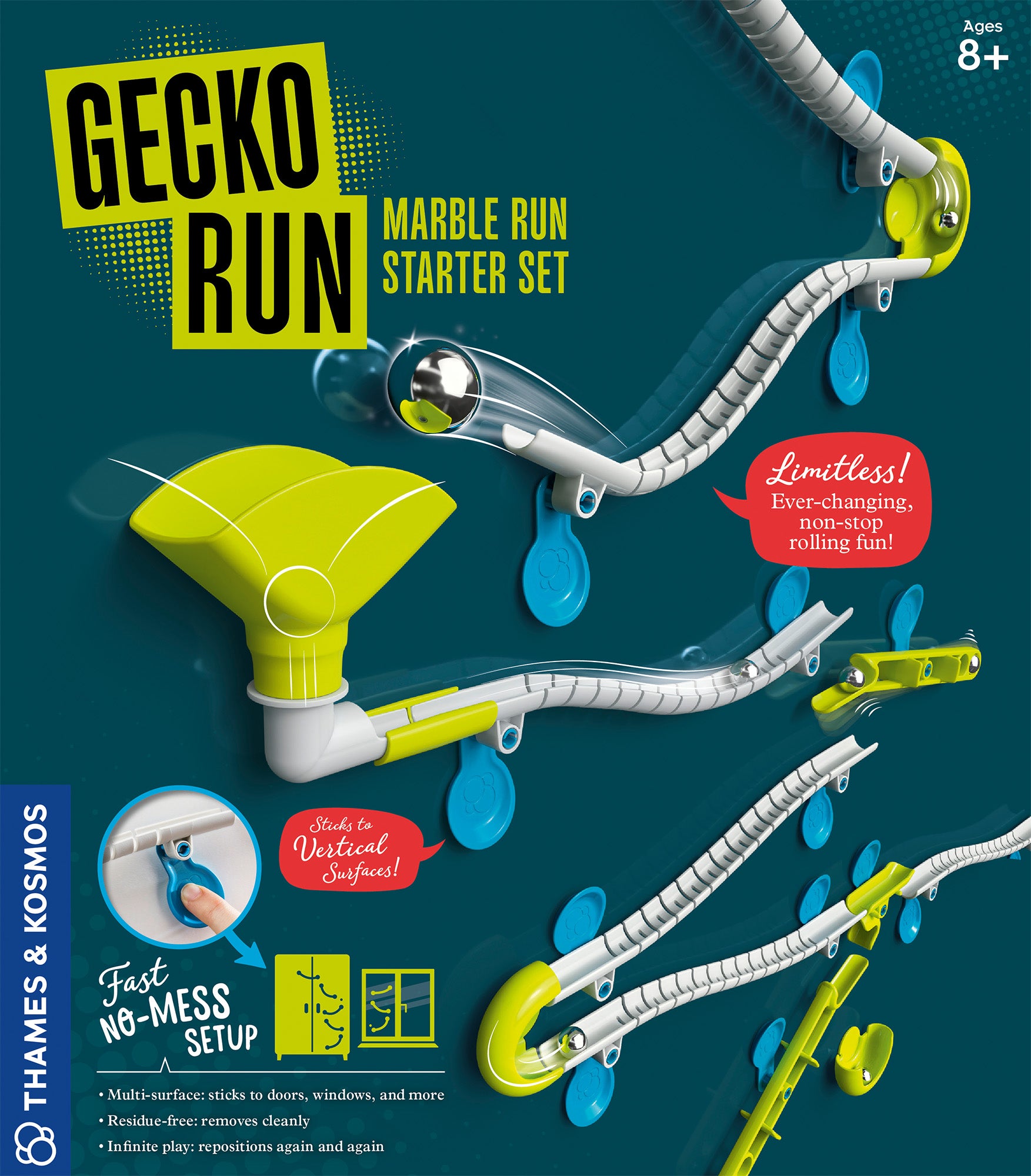 STEMfinity | Gecko Run: Marble Run Starter Set | Thames & Kosmos