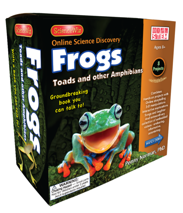 ScienceWiz Interactive Frogs Kit and Book | STEMfinity ScienceWiz Interactive Frogs Kit and Book | STEMfinity