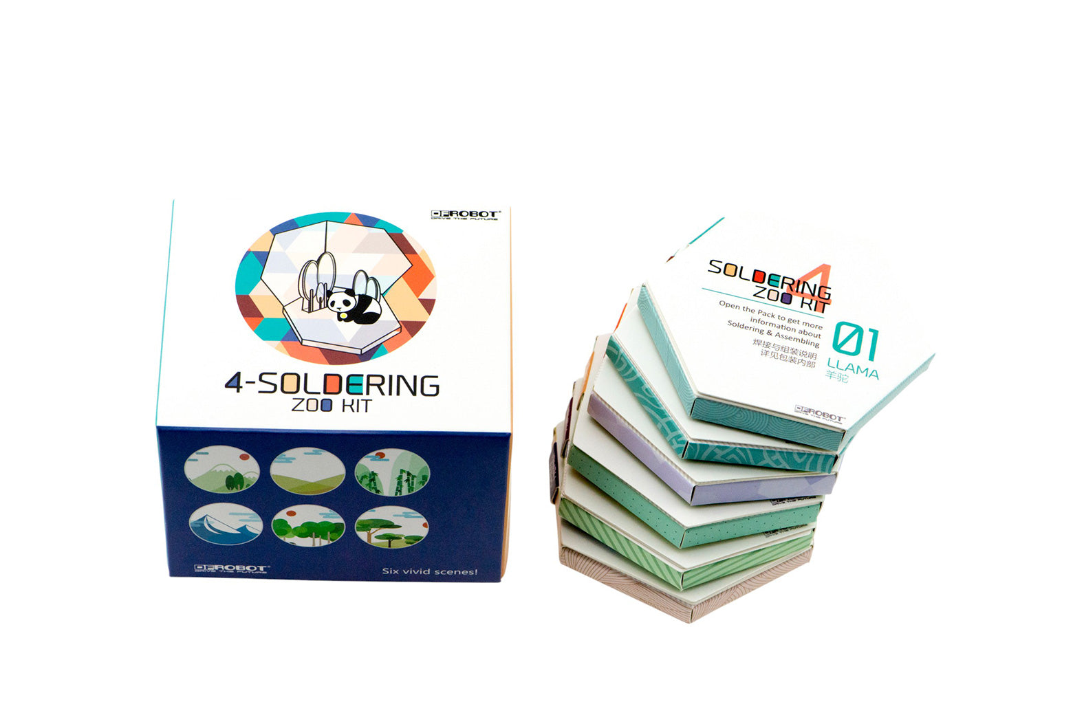 STEMfinity | 4-Soldering Zoo Animal Kit | DFRobot