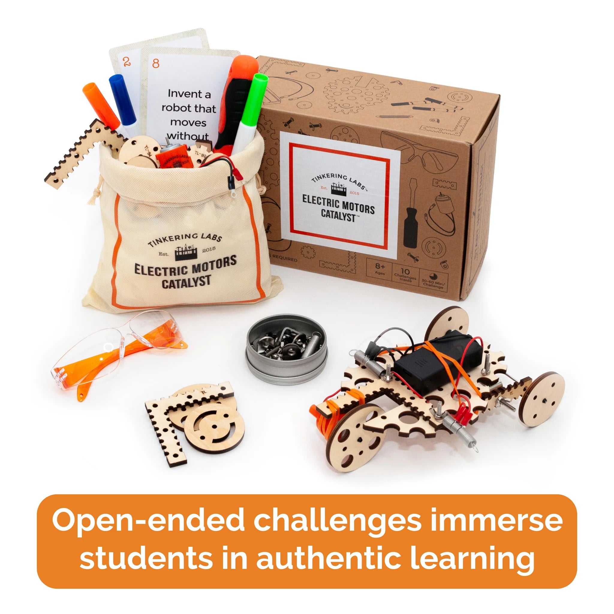 STEMfinity | Electric Motors Catalyst Kit | Birdbrain Technologies