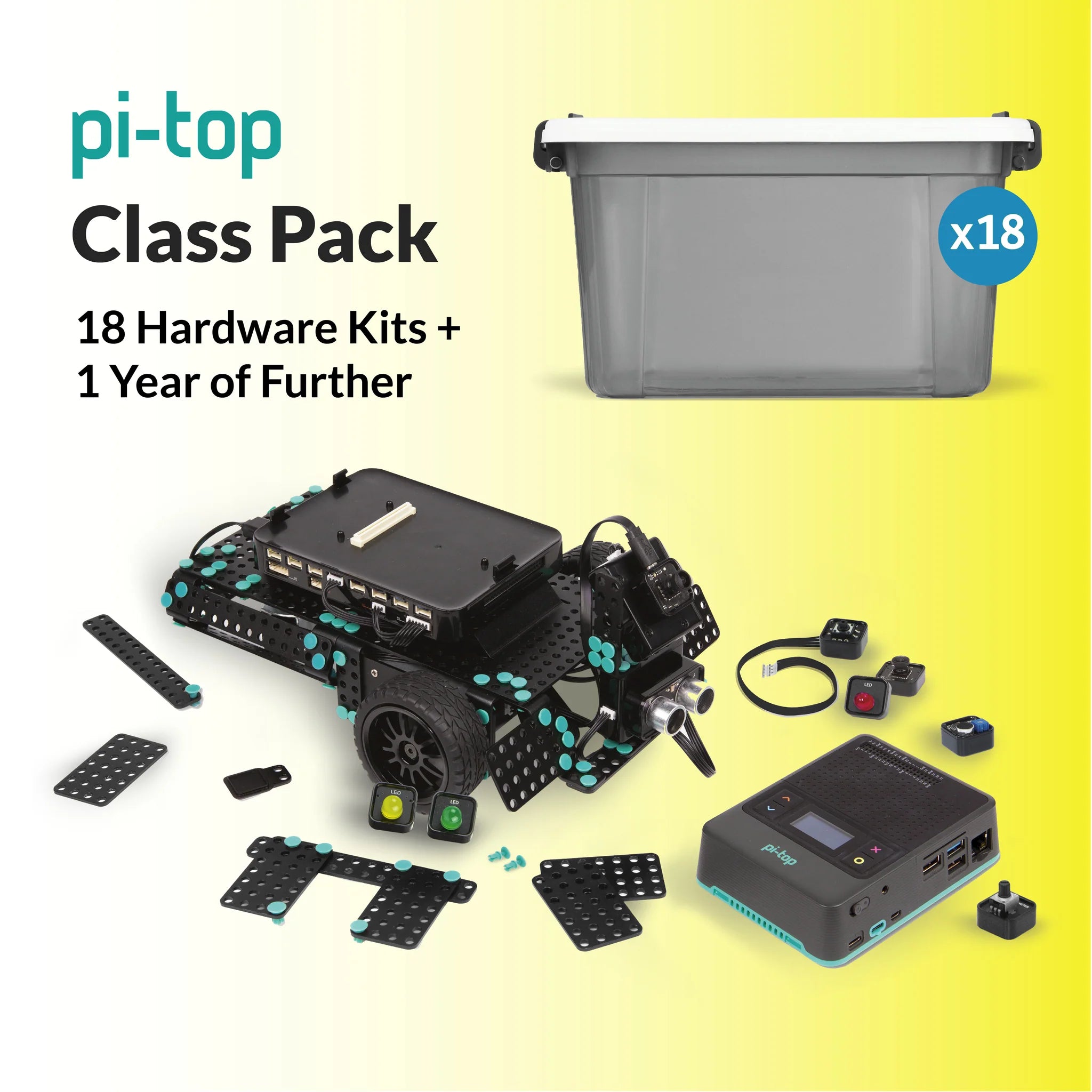 STEMfinity | CS & Robotics Class Pack | pi-top