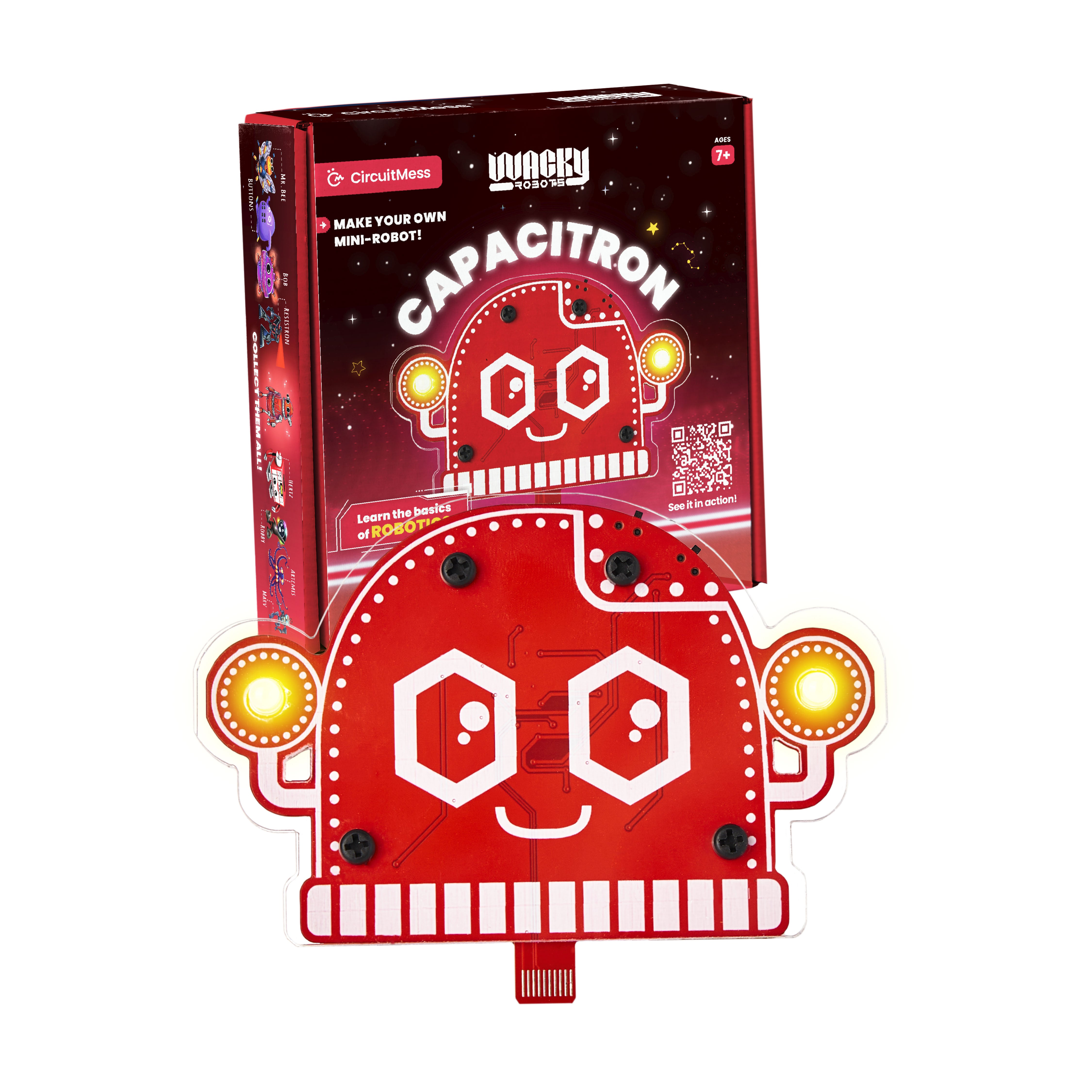 STEMfinity | CircuitMess Wacky Robots - DIY Mini Robots: Capacitron ...