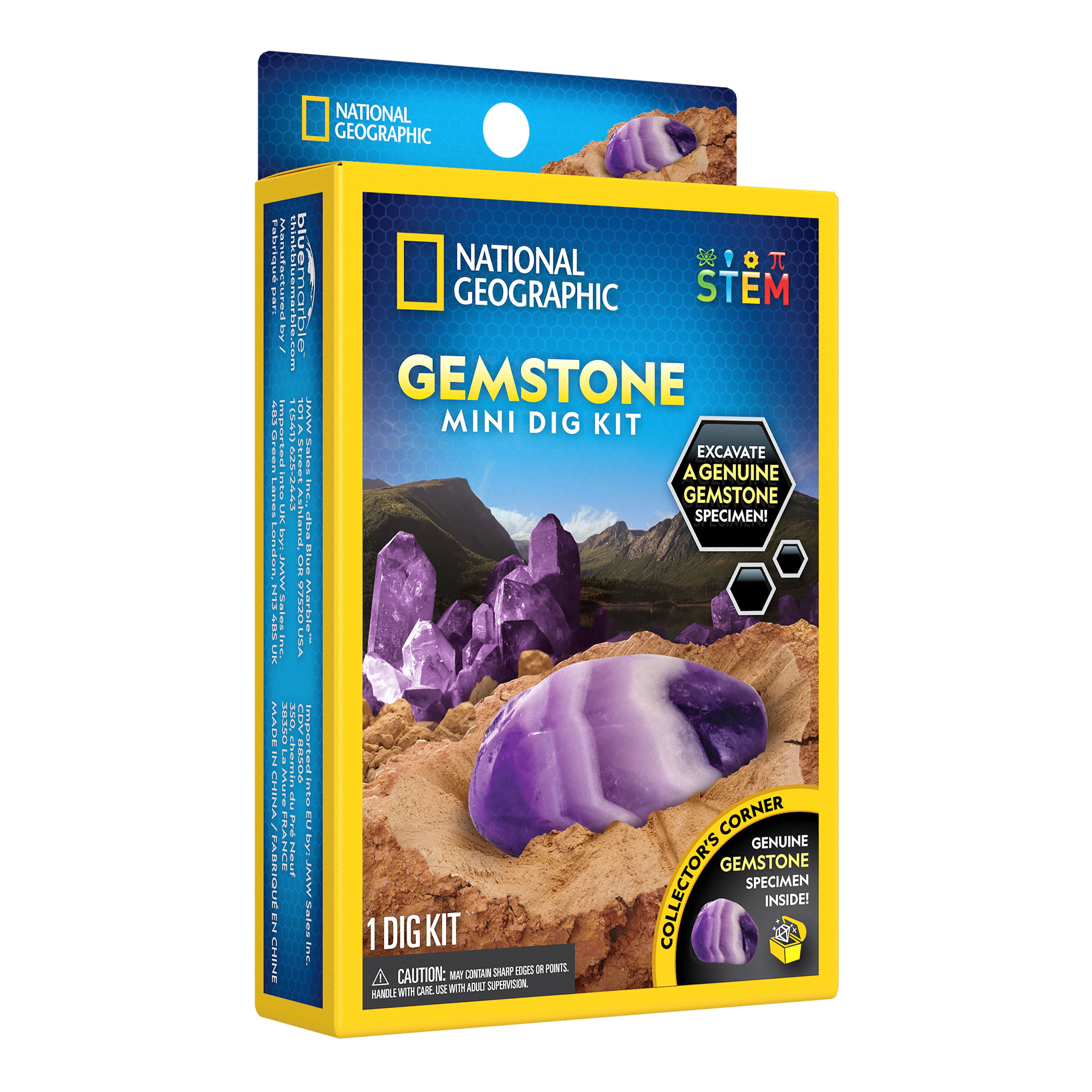 National Geographic: Gemstone Mini Dig Kit | STEMfinity
