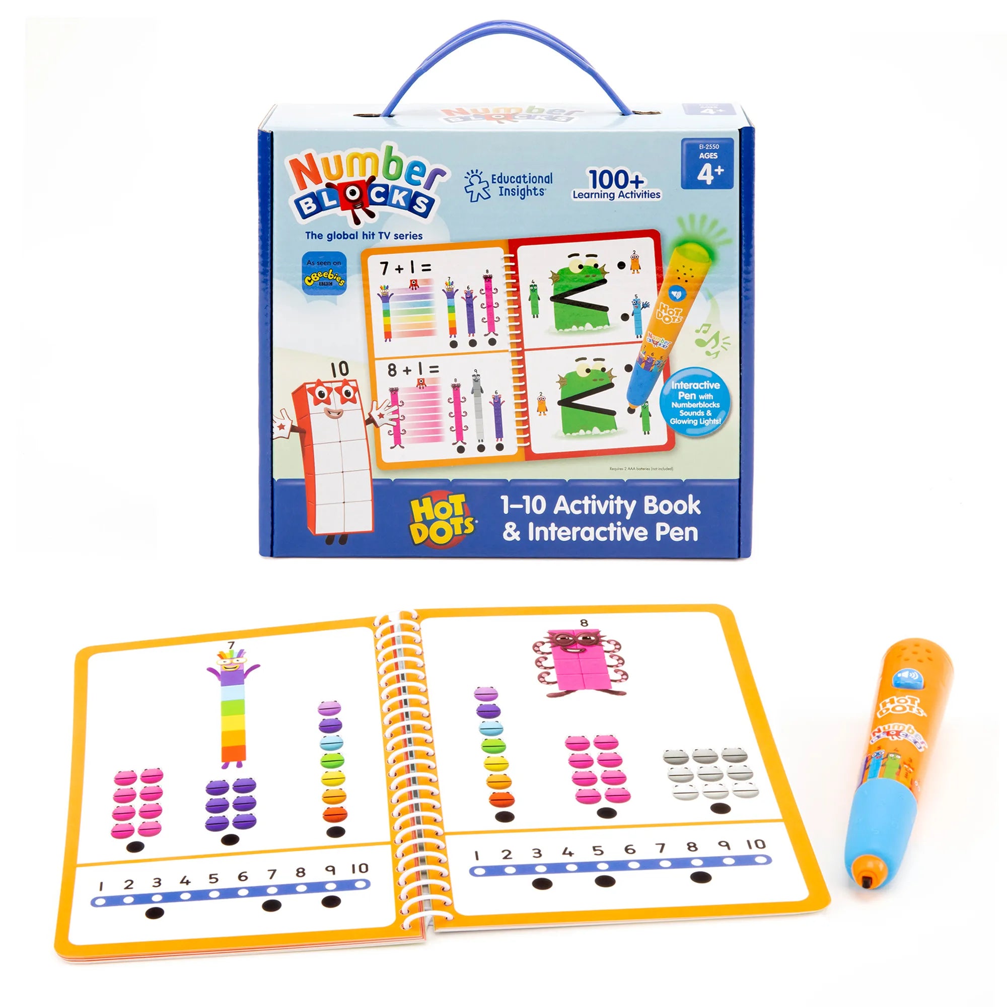 STEMfinity |Hot Dots Numberblocks Activity Book | Learning Resources