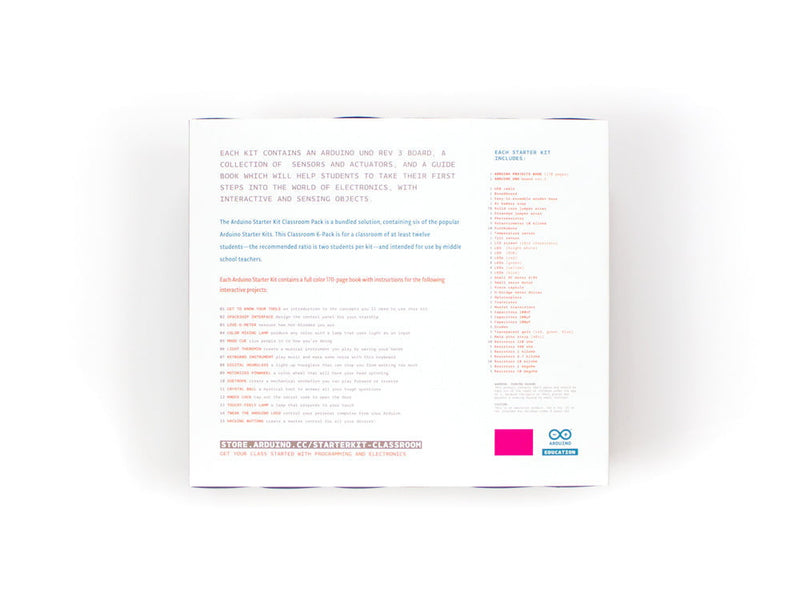 Arduino Starter Kit Classroom Pack Stemfinity