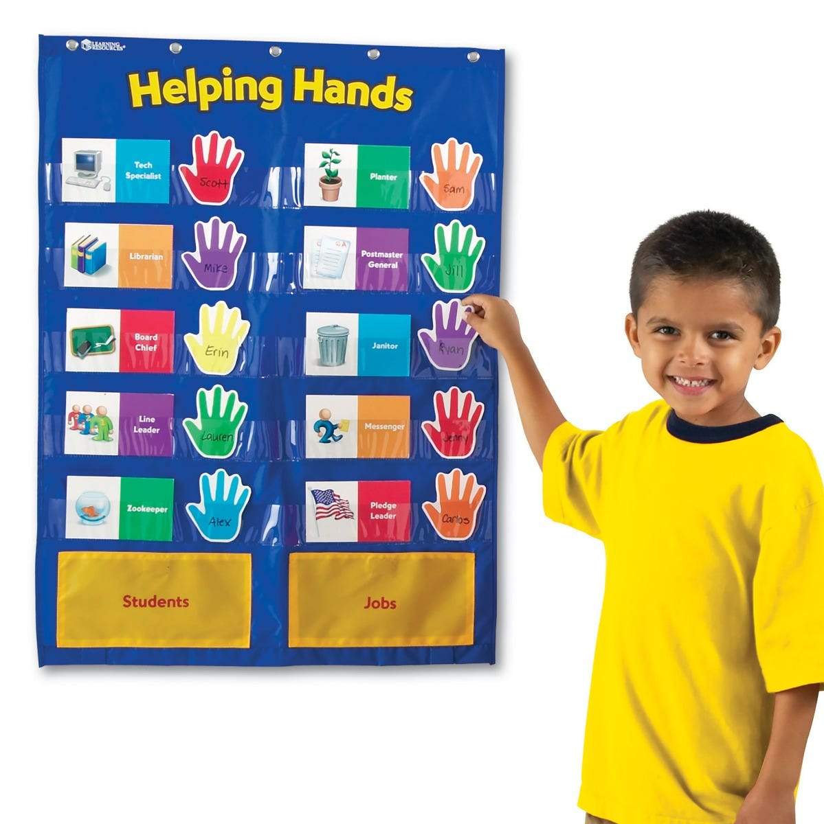 Helping Hands Pocket Chart | Learning Resources | STEMfinity