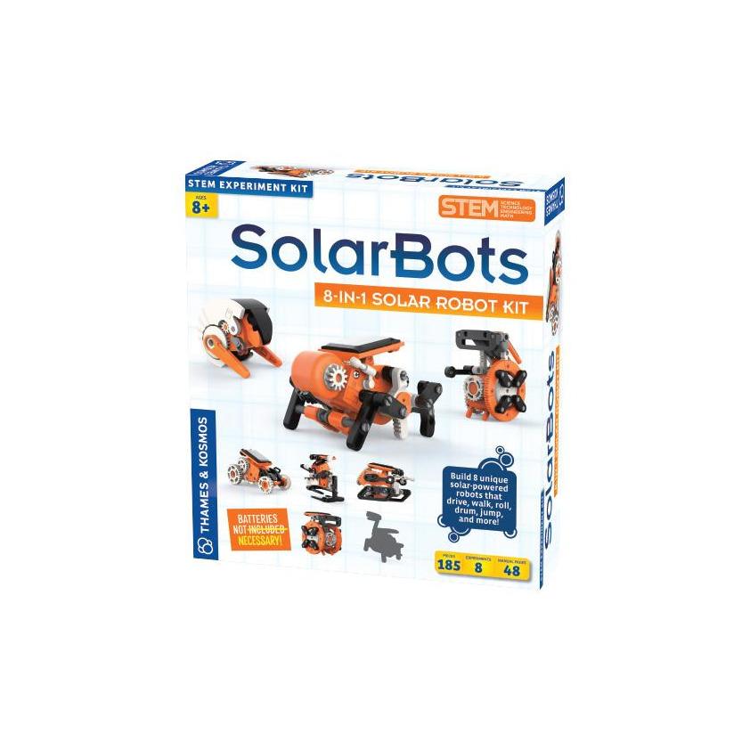 SolarBots: 8-in-1 Solar Robot Kit | Thames & Kosmos | STEMfinity
